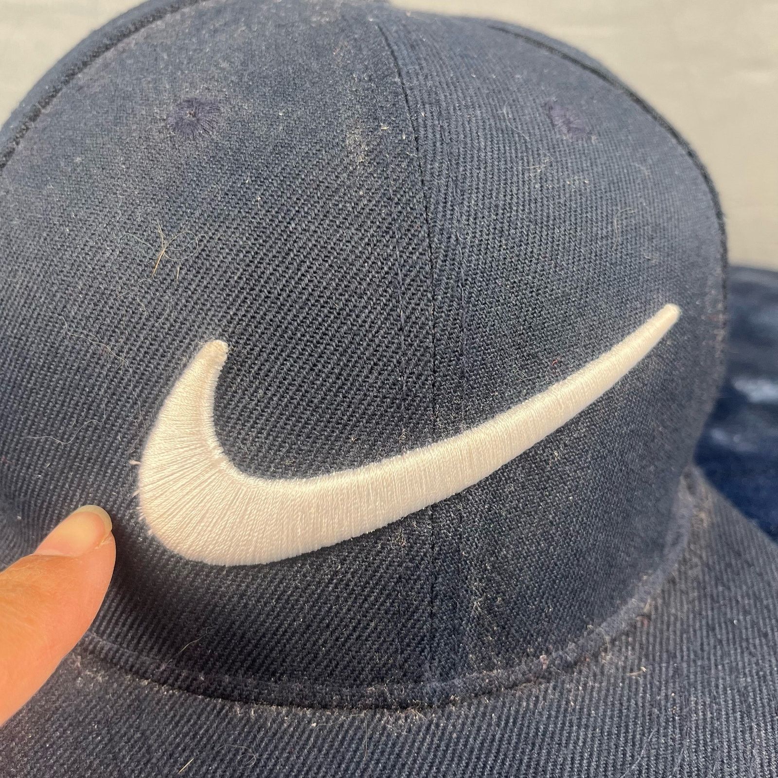 Nike Embroidered Nike Big Swoosh Hat Adjustable Straight Brim | Grailed