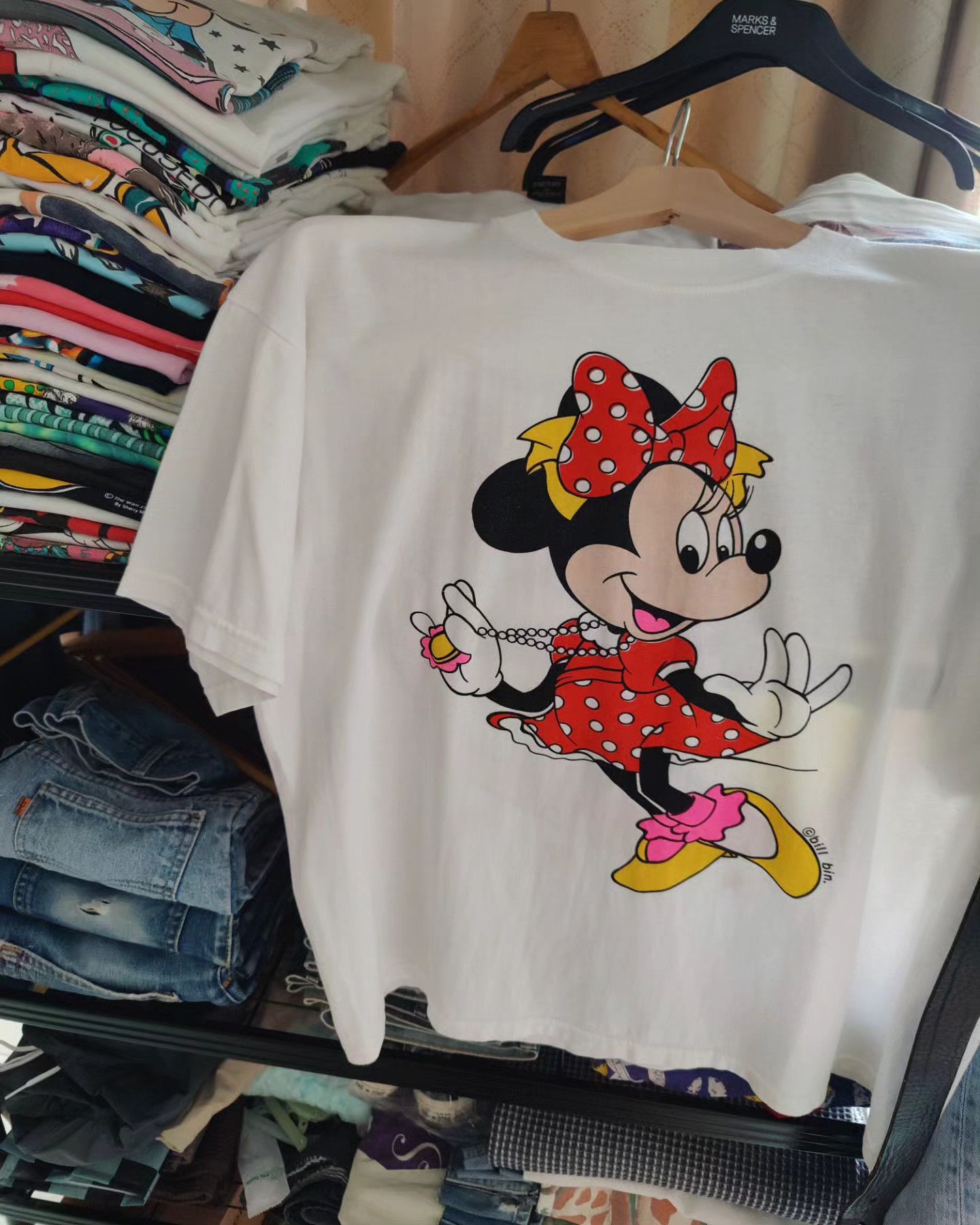 Vintage vintage 90s - Mickey ️ Minnie (double-sided) | Grailed