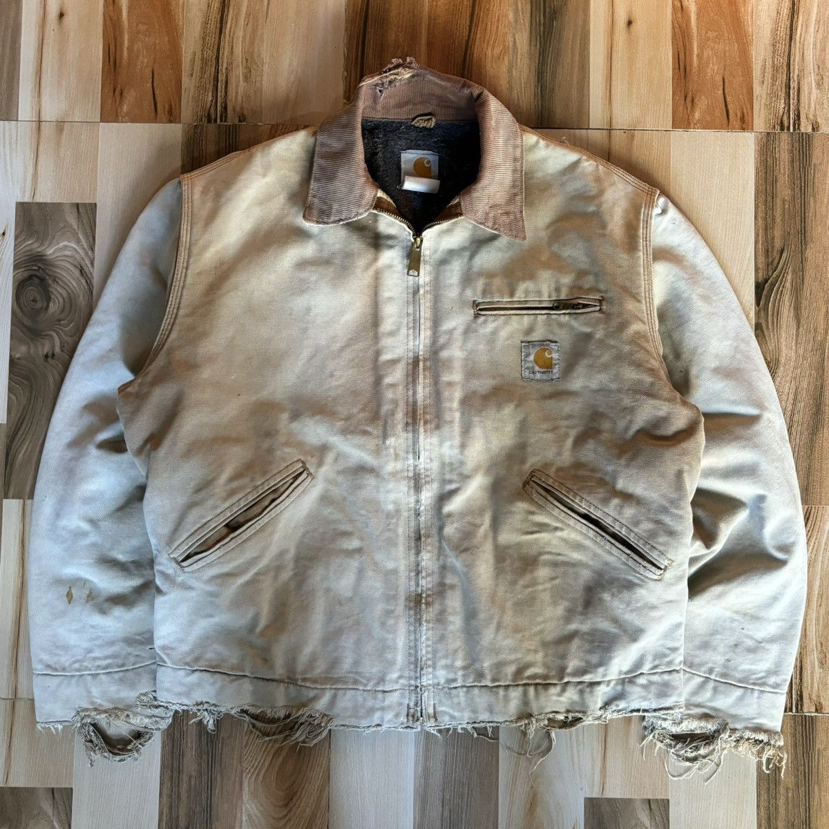 Carhartt × Streetwear × Vintage Crazy Vintage Distressed Faded Carhartt ...