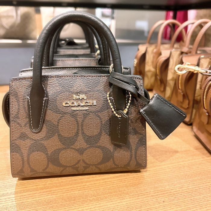 Coach Andrea Mini Carryall In Signature Canvas CO975 | Grailed