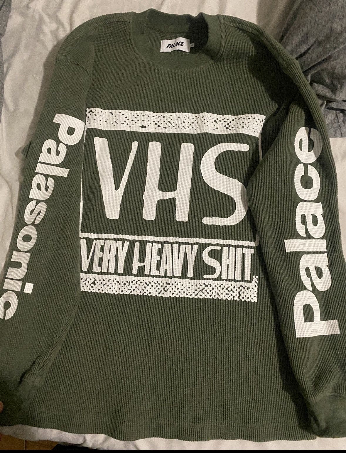 Palace Palace VHS thermal long sleeve | Grailed