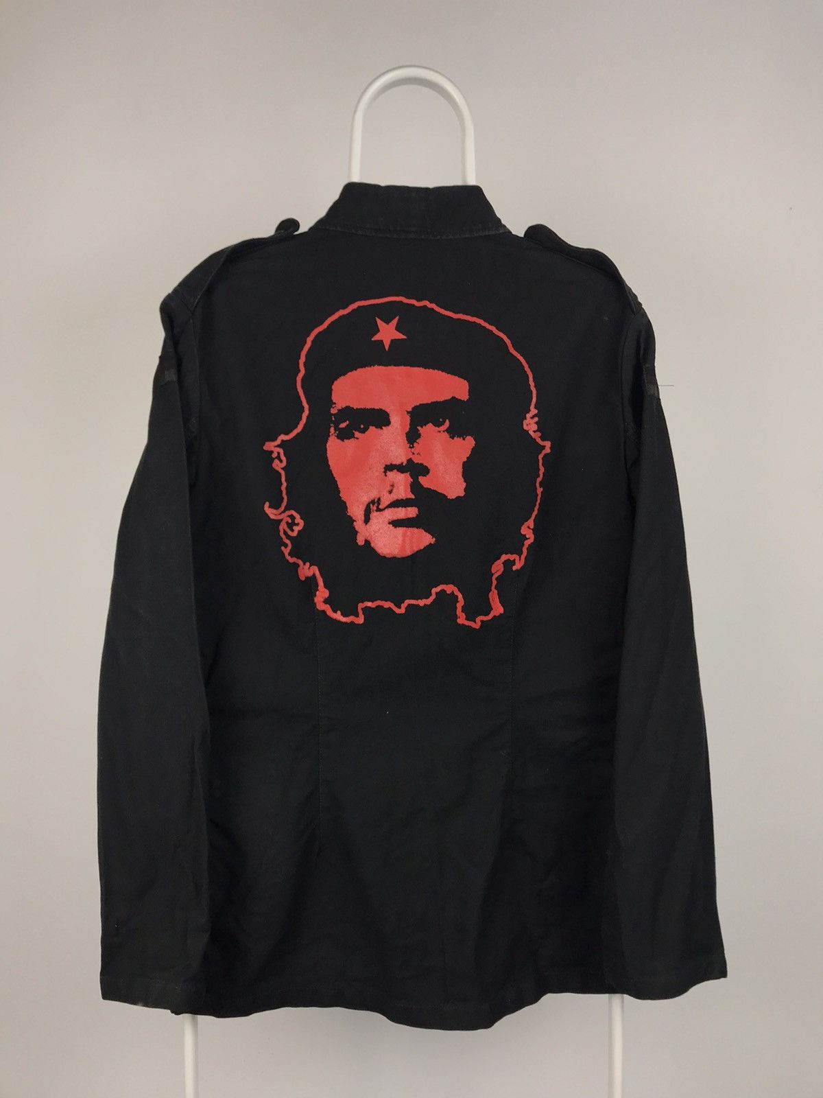 Vintage Vintage Military Style Jacket Che Guevara Big Print | Grailed