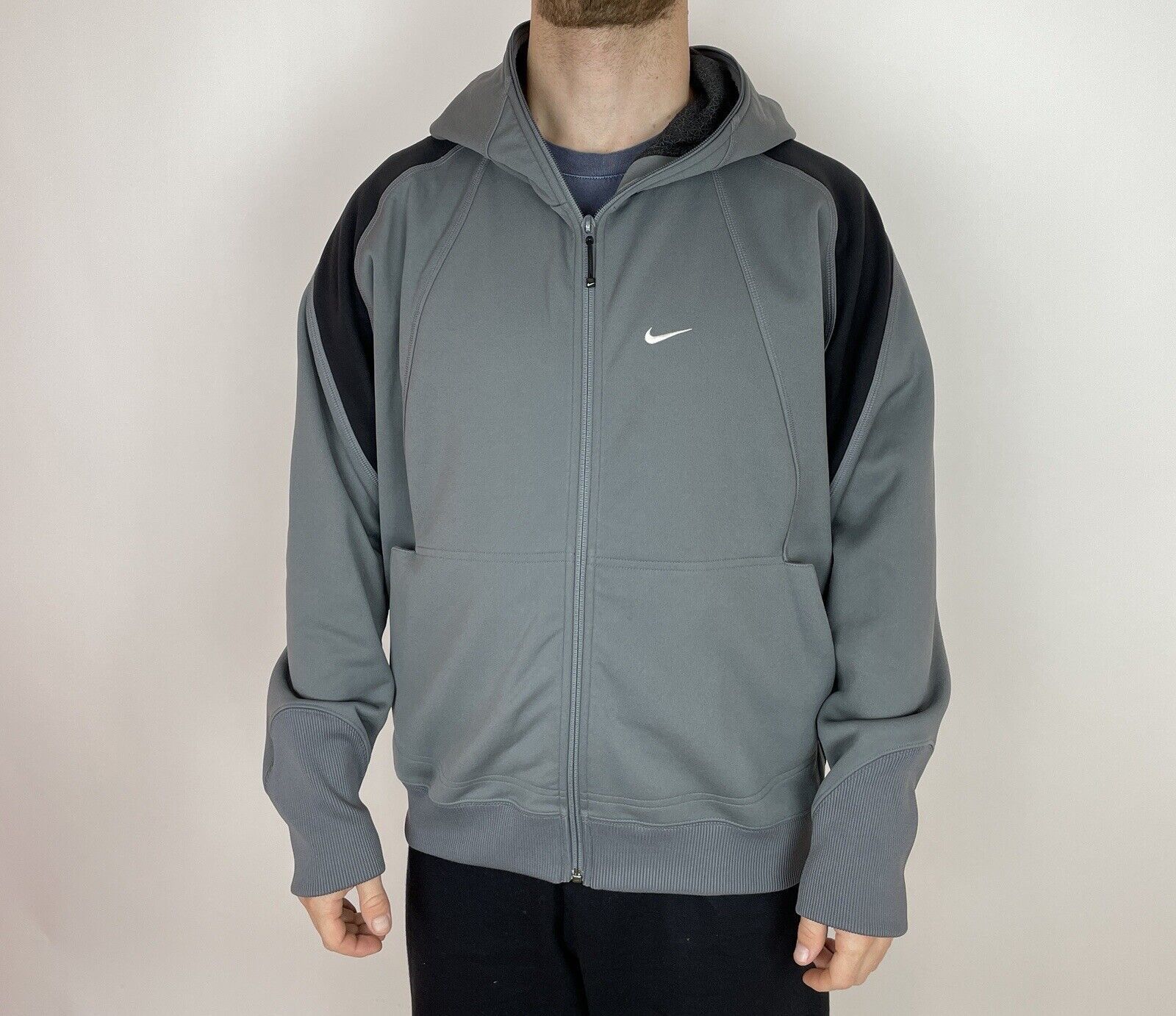 Nike VINTAGE 2000s NIKE NINJA TRACK JACKET Y2K ZIP HOODIE RARE | Grailed