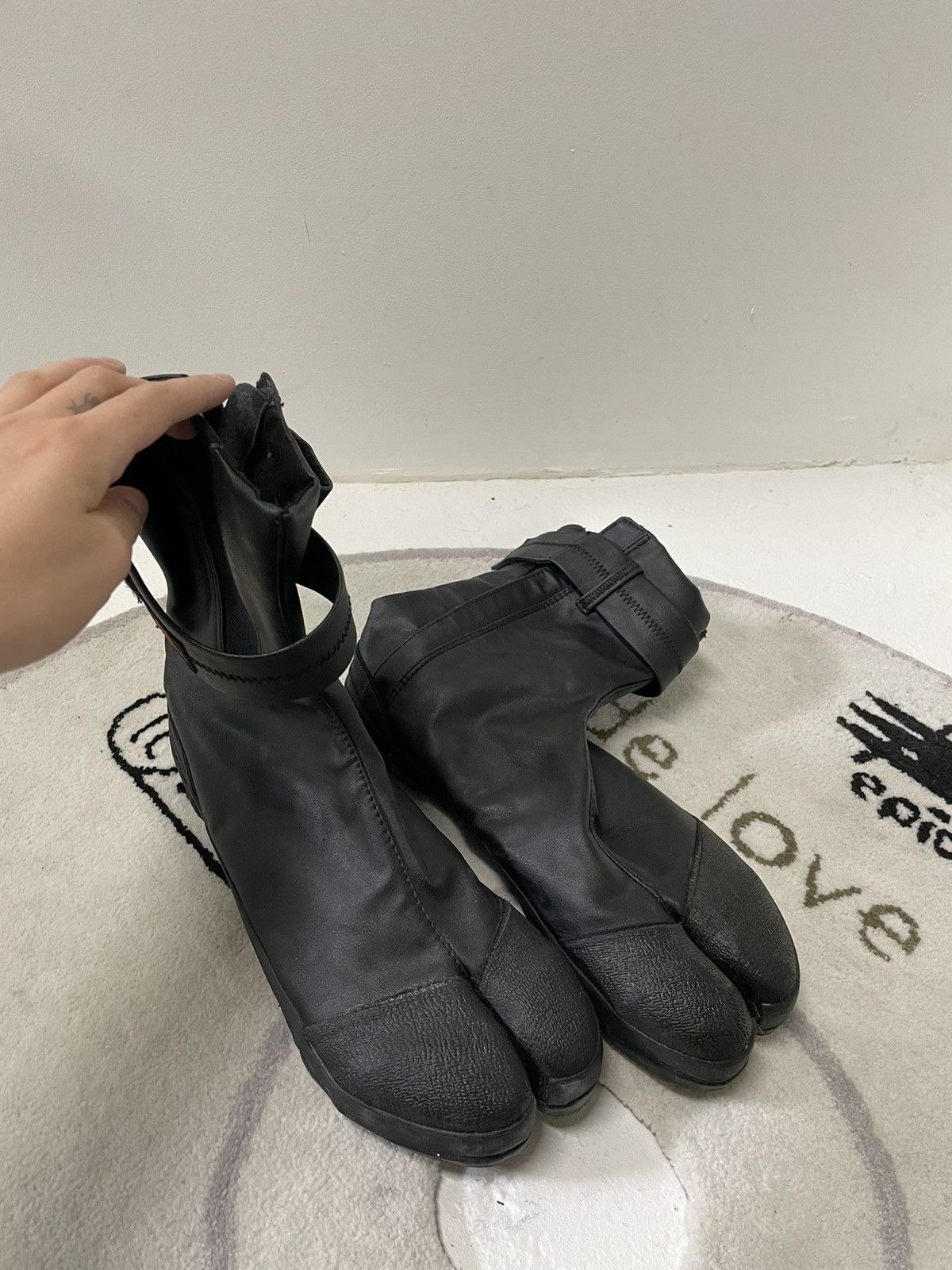 Japanese Brand × Streetwear High top tabi boot | Grailed
