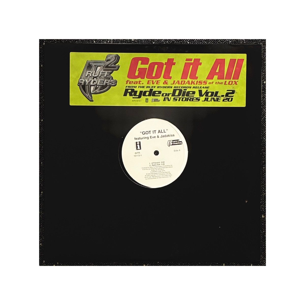 Rap Tees × Vintage HIP HOP RAP VINYL RECORD Ruff Ryders – Got It All ...