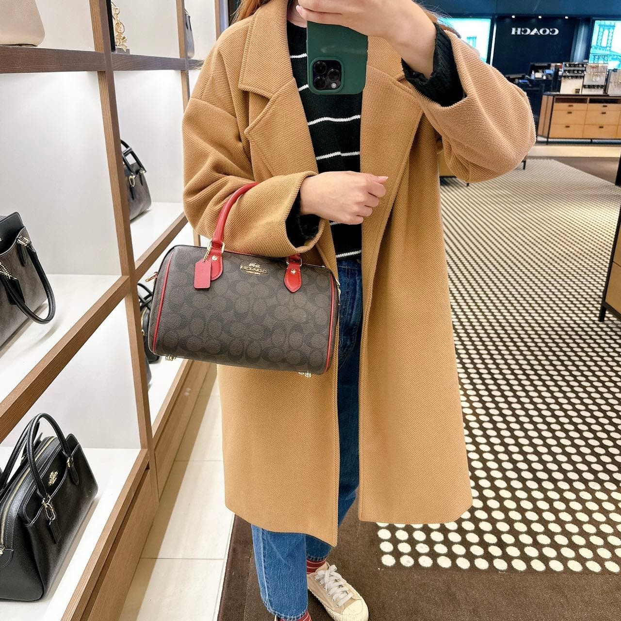 Coach Coach CH280 Rowan Satchel In Signature Canvas IN BROWN | Grailed