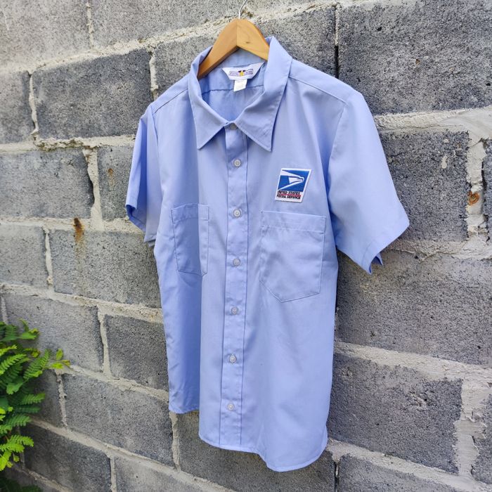 Vintage Vintage 90s USPS Carrier Uniform Postal Work shirt. | Grailed