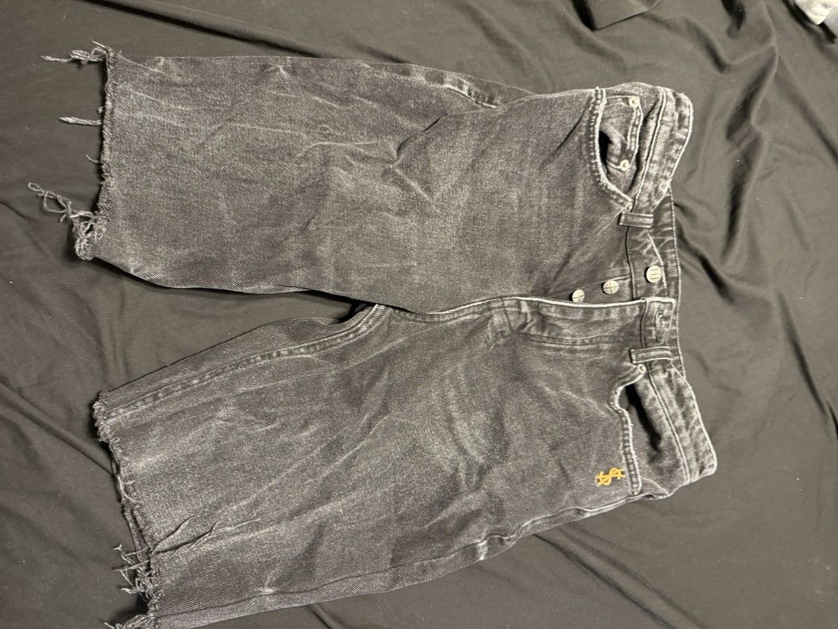 Ksubi Black Ksubi Jorts (spots of orange) | Grailed