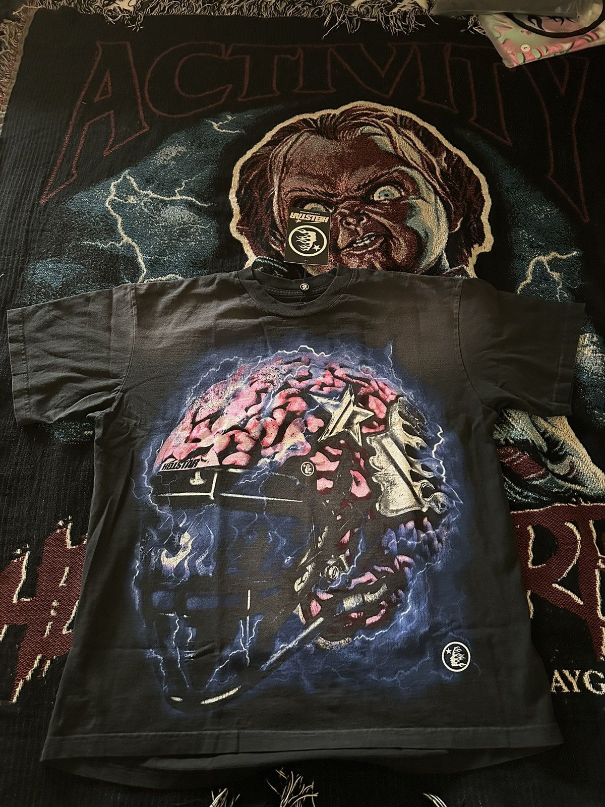 HELLSTAR Hellstar Brain Helmet Tee | Grailed