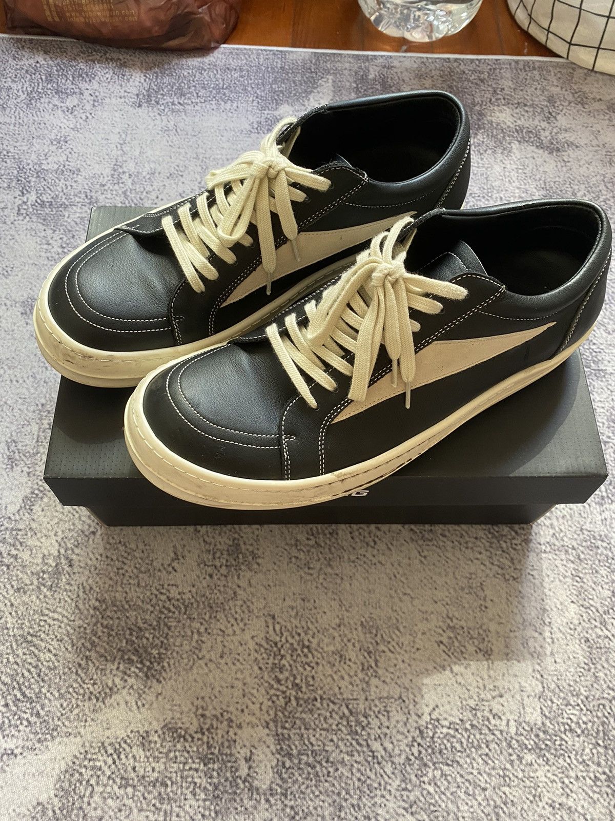 Rick Owens Rick Owens Low Top Sneaker “Vans” | Grailed