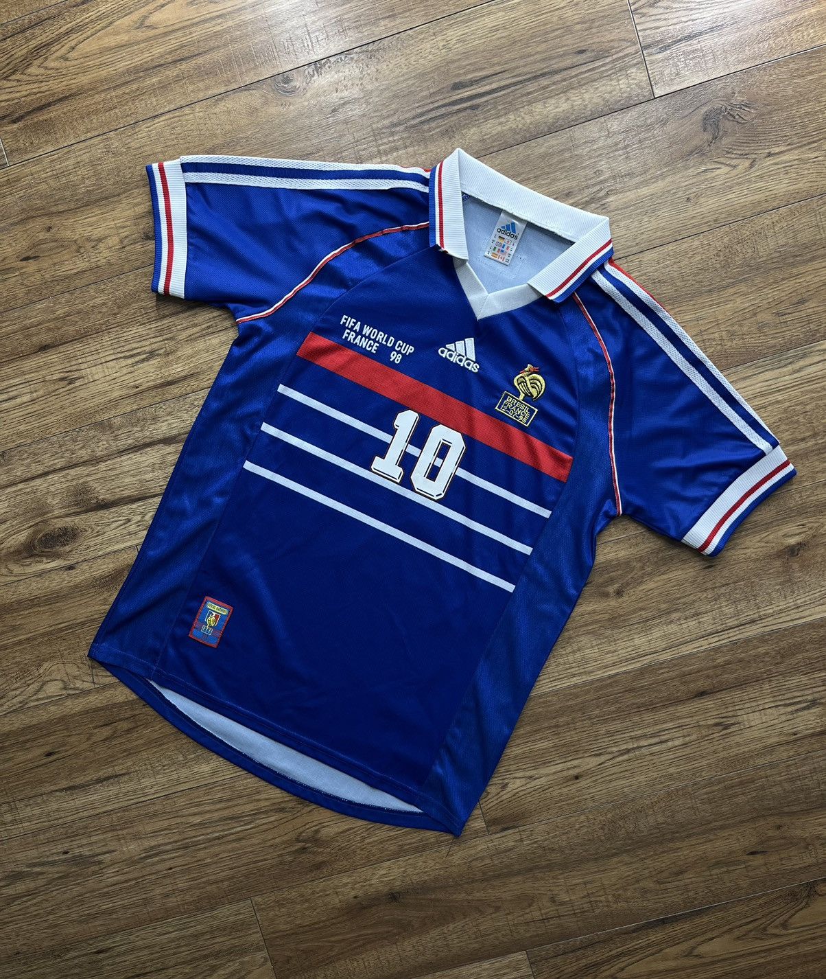 Adidas T-shirt Adidas x FIFA World Cup France 1998 Zidane 10 Remake | Grailed