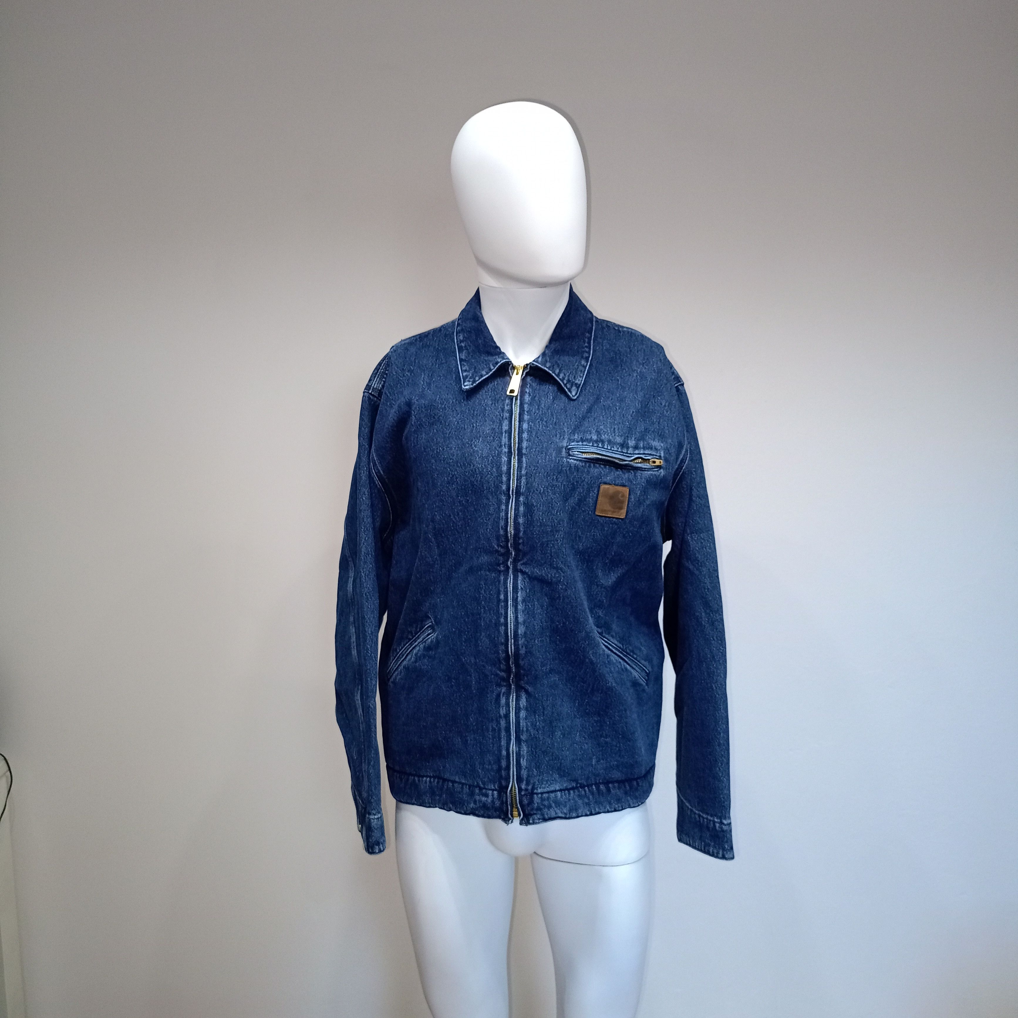 Carhartt Carhartt Dark Blue Rider Jacket Stone Washed M | Grailed