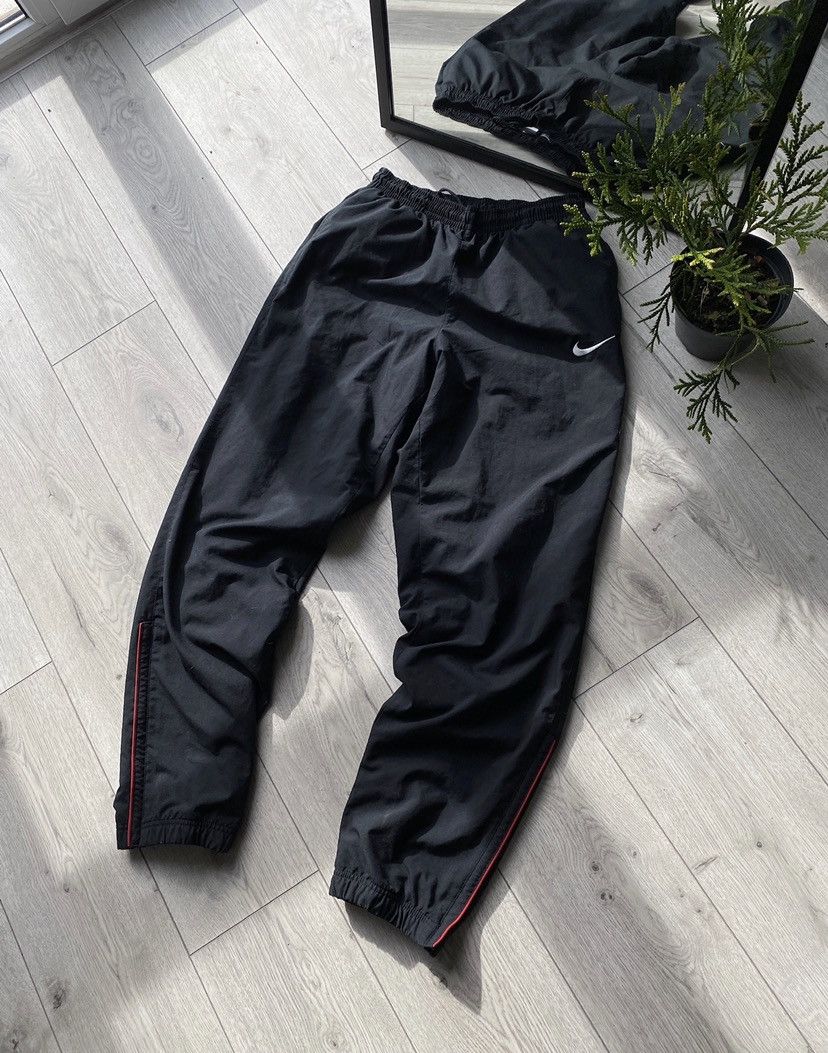 Nike × Streetwear × Vintage Vintage 90's Nike Baggy Nylon Trackpants Y2K Drill Gorpcore | Grailed