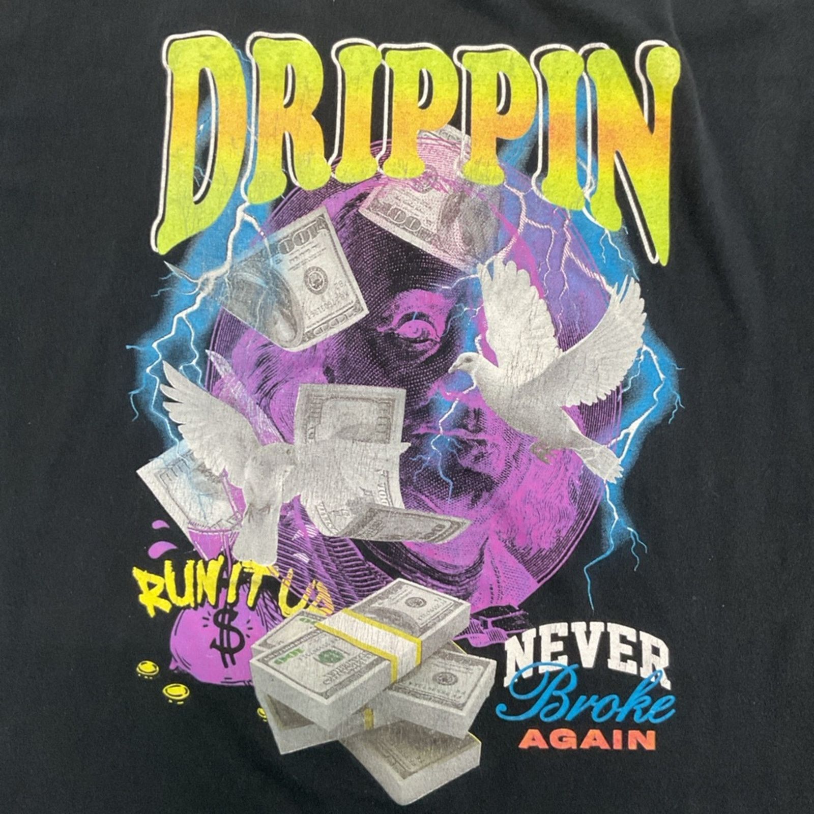 Gildan DRIPPIN (Never Broke Again) Graphic T-Shirt | Grailed