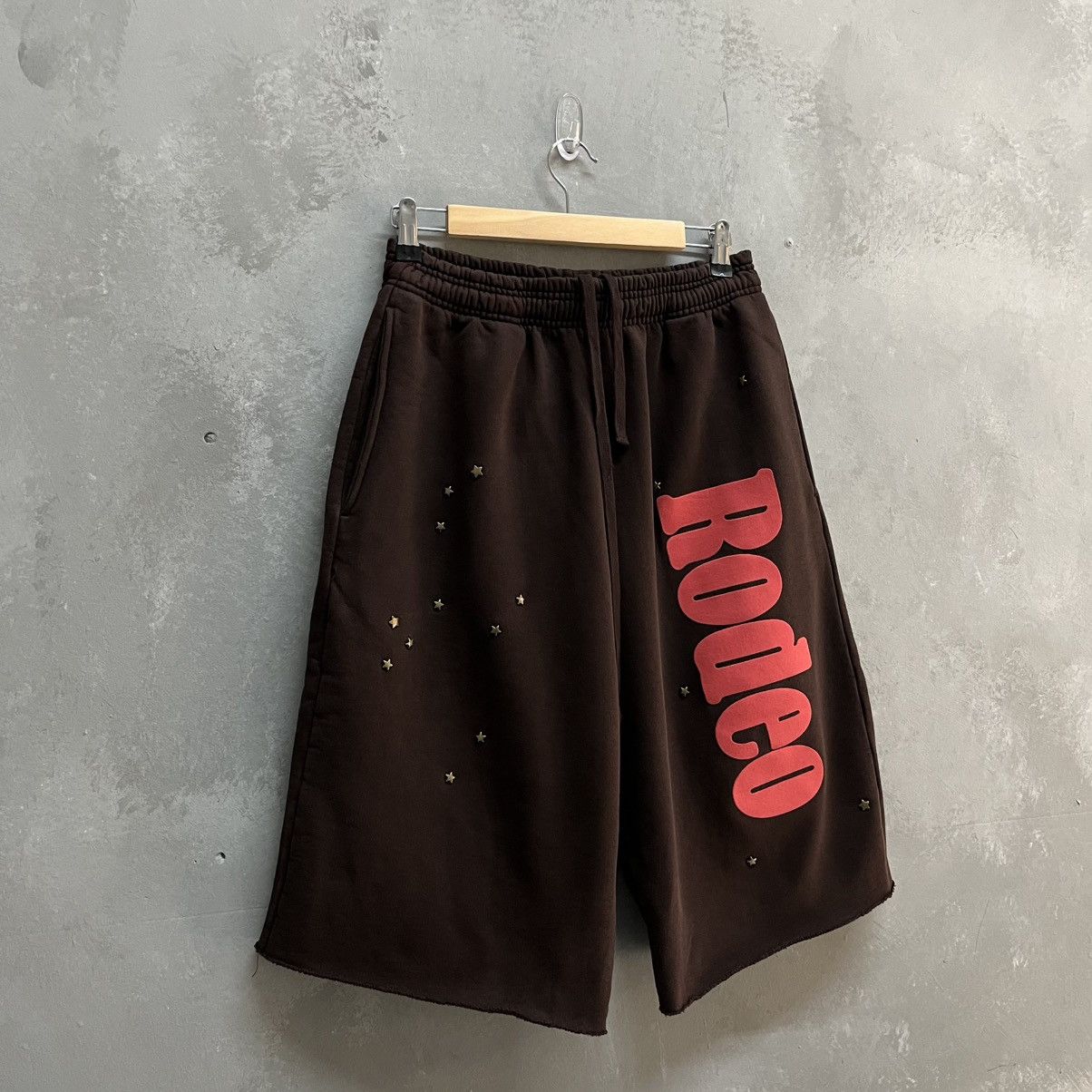 Sp5der × Travis Scott Sp5der Travis Scott Rodeo shorts | Grailed