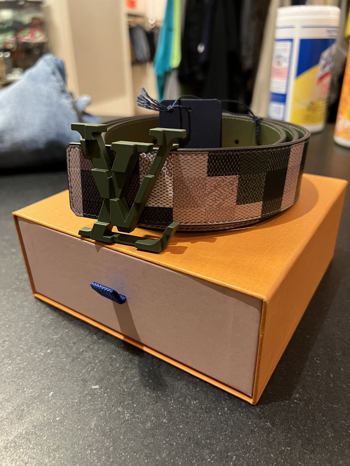 Louis Vuitton × Pharrell Louis Vuitton Pharrell Megapixel Belt brand ...
