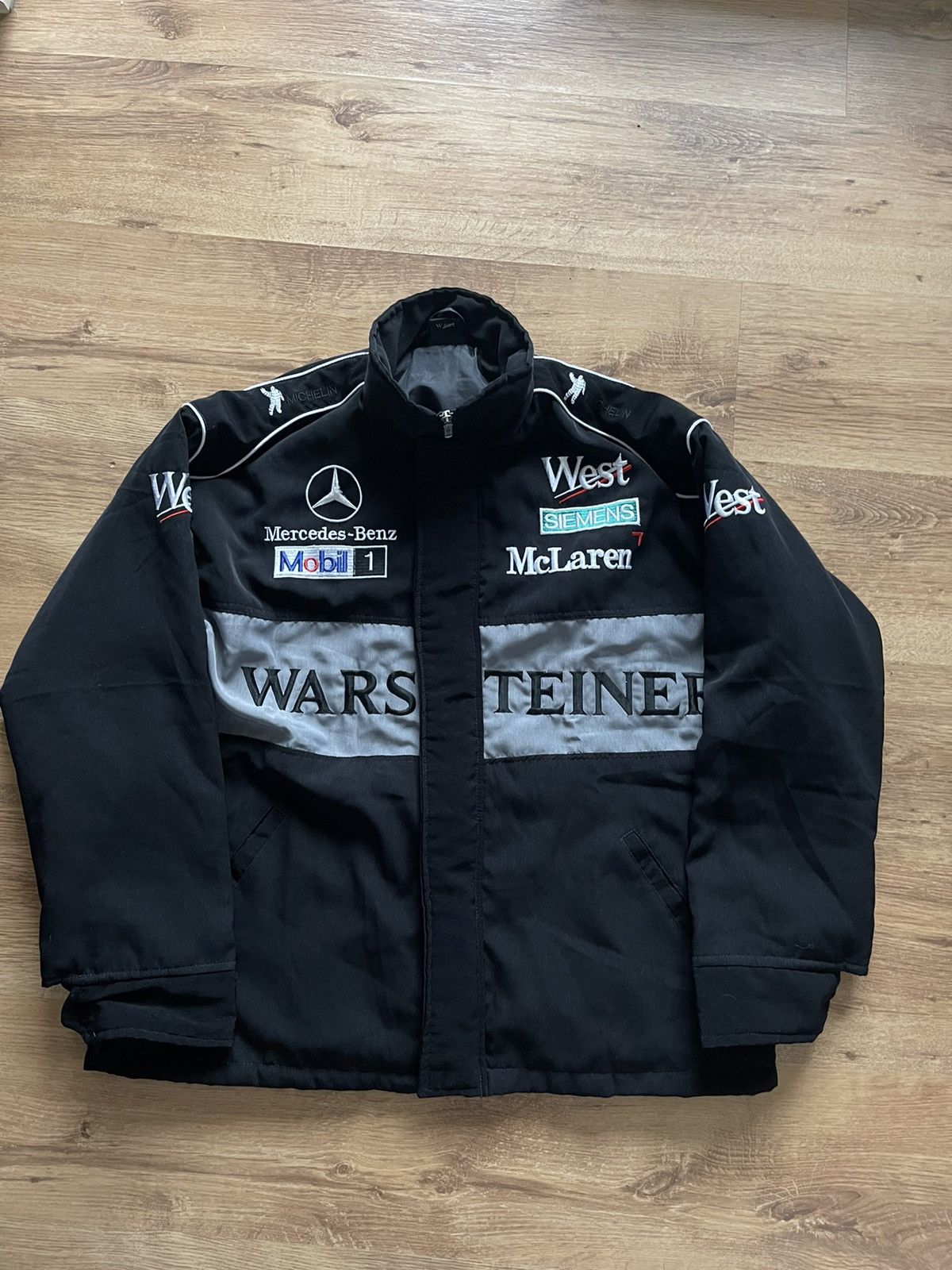 Mercedes-Benz × Streetwear × Vintage Mercedes Benz F1 Racing Jacket ...