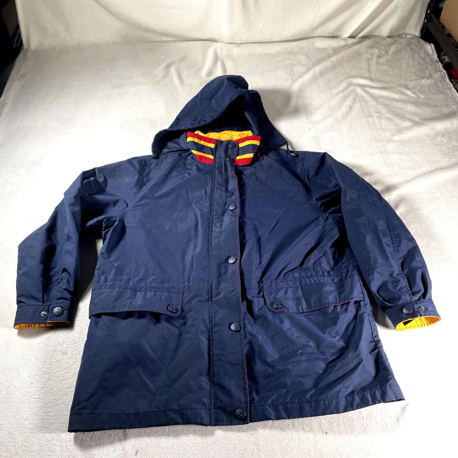 AriZona Vintage Arizona Jacket Mens Extra Large Blue Windbreaker Mesh ...