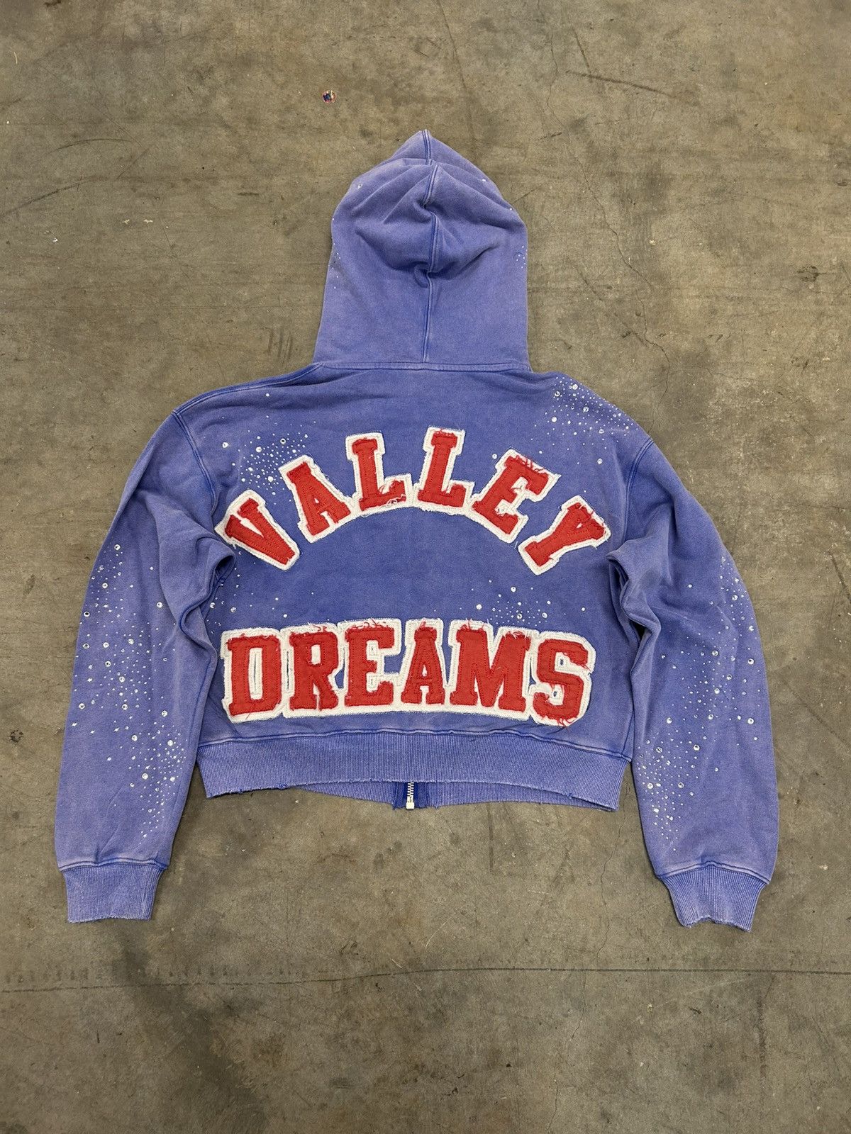 Vale Vale Forever Valley Dreams Blue Cluster Pluto Zip Up Hoodie | Grailed