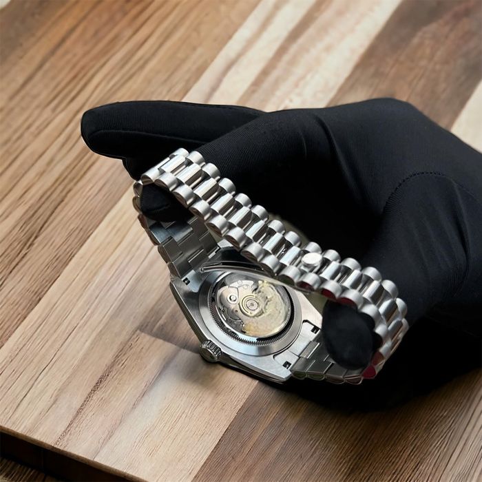Seiko Seiko Mod Datejust Grey Arabic Presidential Automatic Watch | Grailed