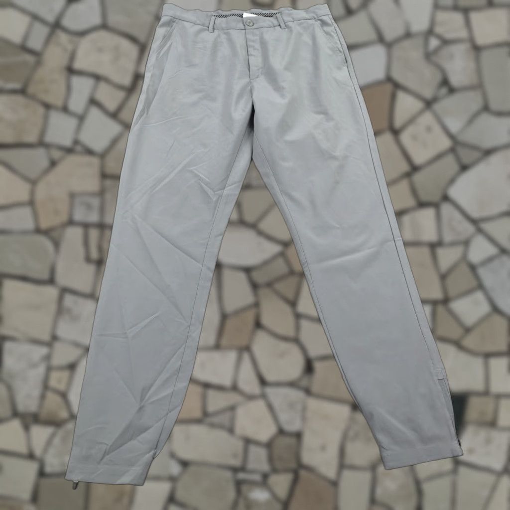 Vintage PRIMO Pants Mens 34 Tall Gray Performance Joggers Tapered Chino ...