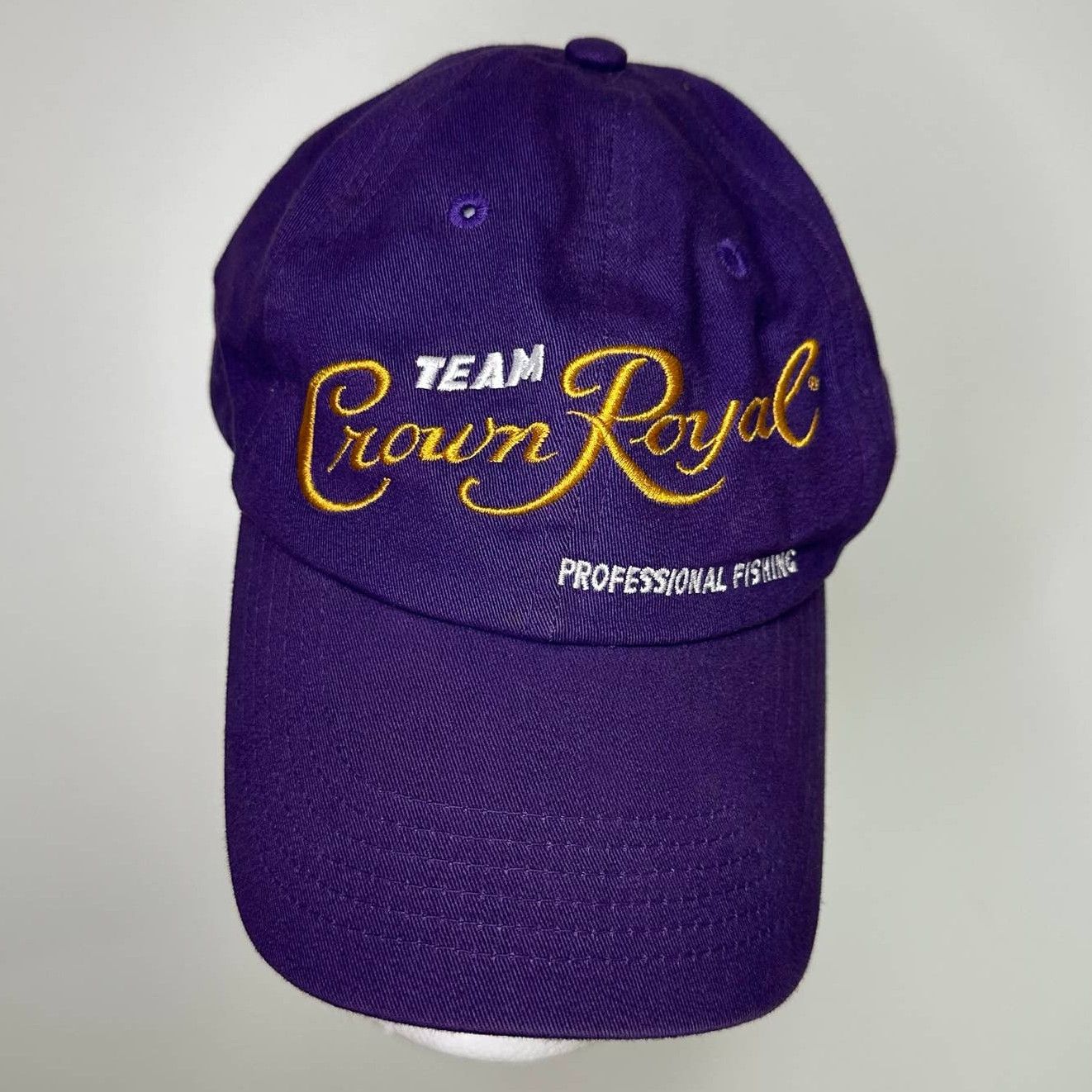 Vintage Vintage Crown Royal Hat Fish 90s Fishing Purple Baseball Cap ...