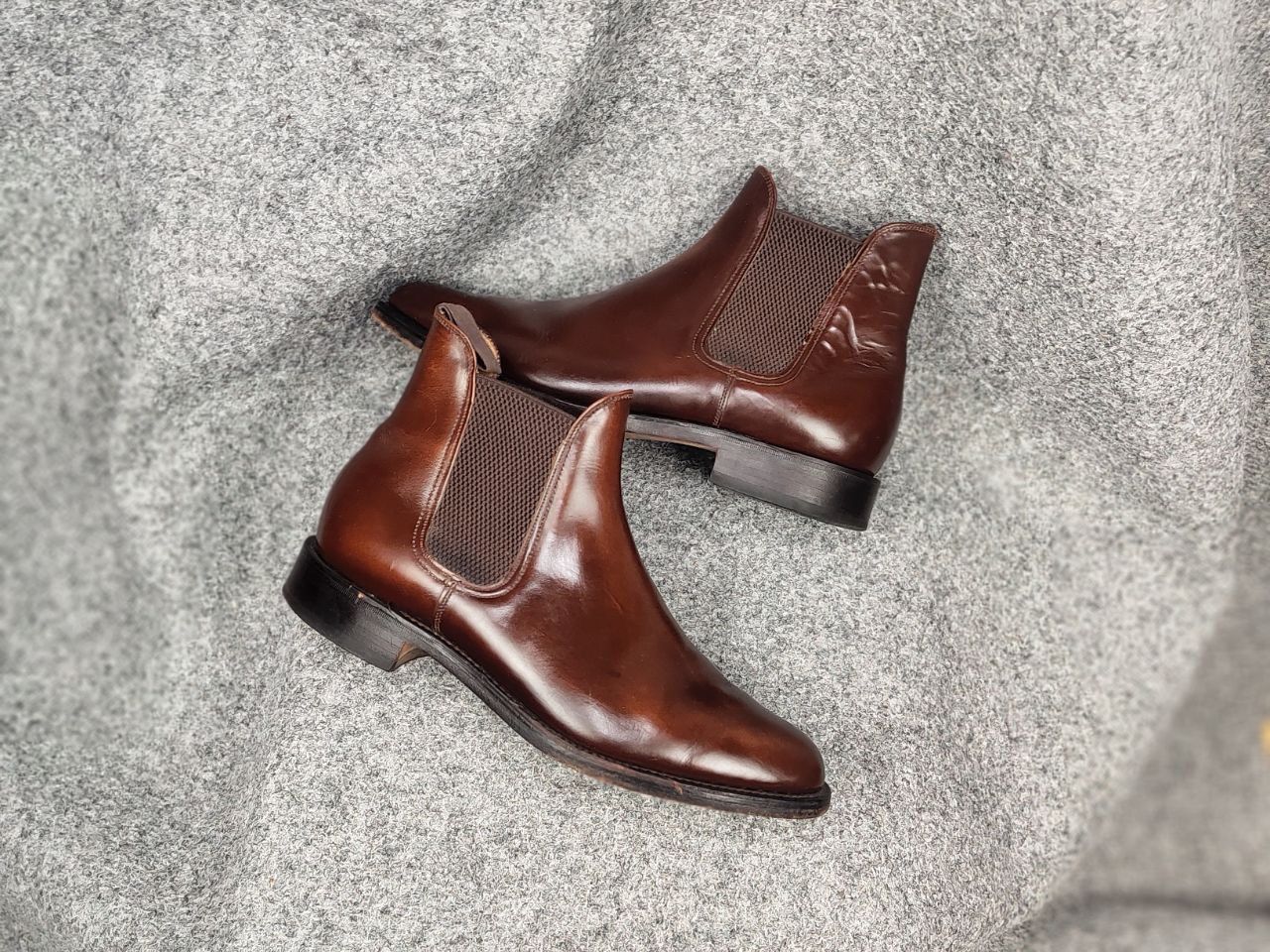 Loake × Luxury × Vintage Loake Design England Classic brown Leather ...