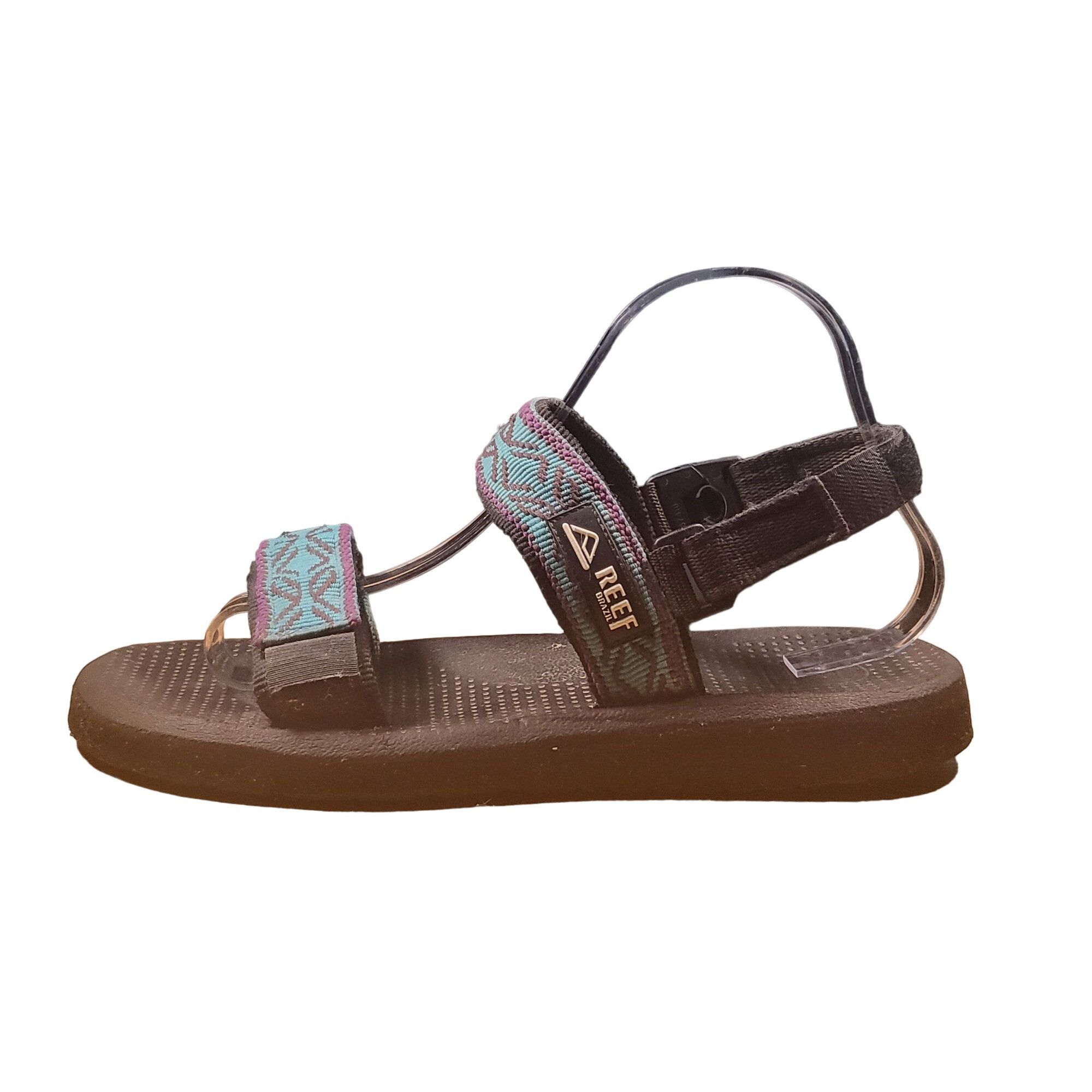 Reef Reef Brazil Slingback Sandals Women Sz 8 Turquoise Southwest | Grailed