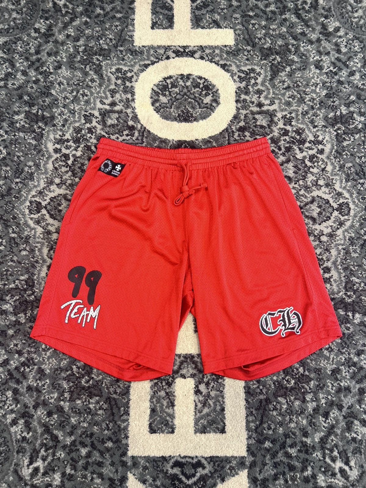 Chrome Hearts Chrome Hearts Matty Boy Team Mesh Shorts Red Size XXL ...