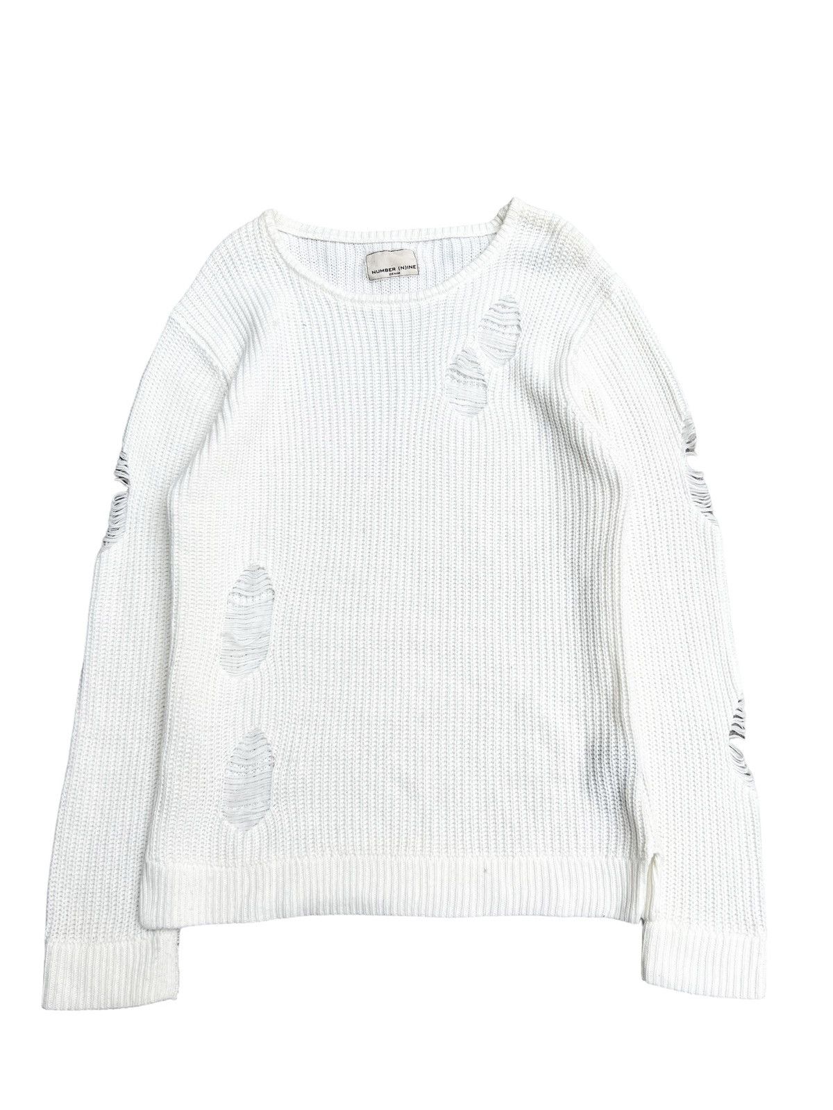 Number (N)ine Number Nine Distressed Grunge Knit Sweater | Grailed