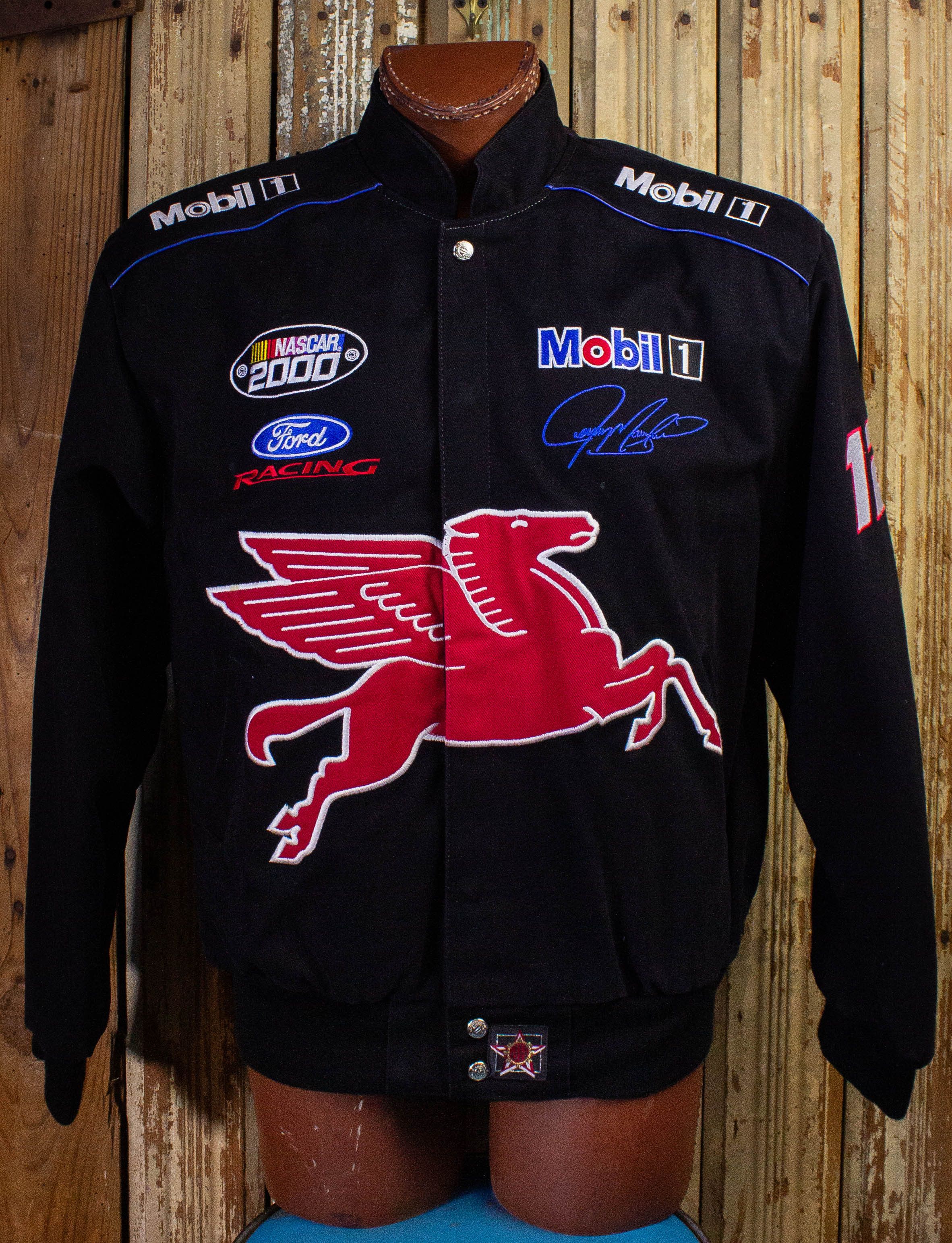 NASCAR × Vintage Vintage Jeremy Mayfield Mobil 1 Nascar Racing Jacket ...