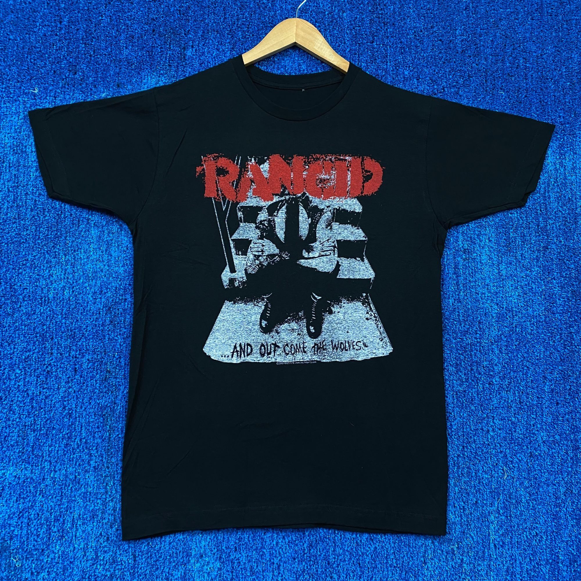 Very Rare Rancid And Out Come the Wolves Album Cover Art Punk Tee M ...