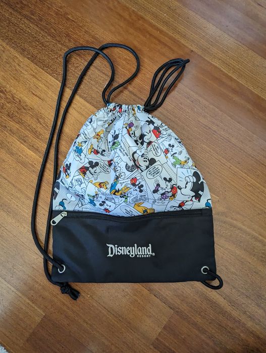 Disney Disneyland Resort Comic Strip Character Drawstring Backpack ...