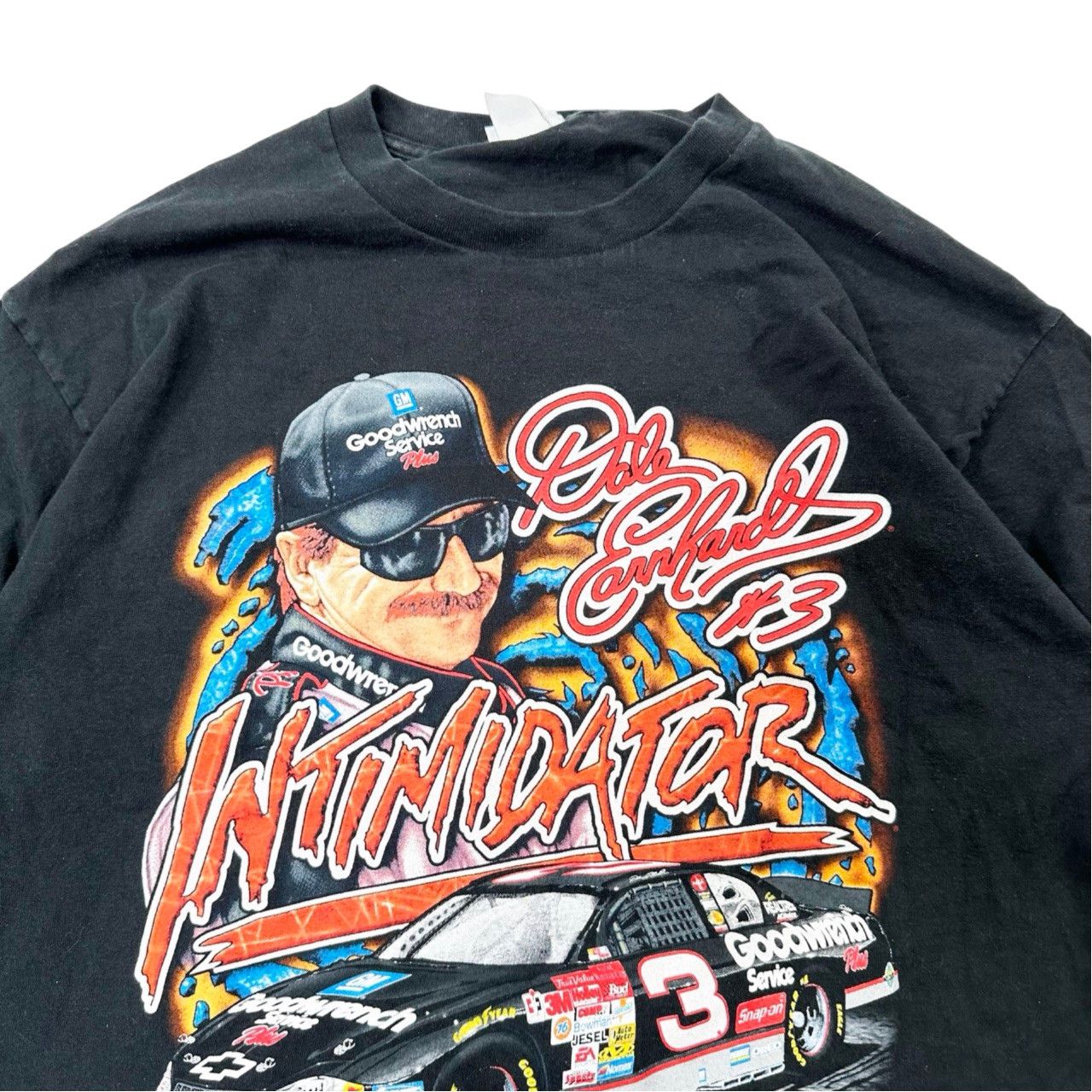 Vintage Vintage 90s Rare NASCAR Dale Earnhardt Intimidator Graphic ...