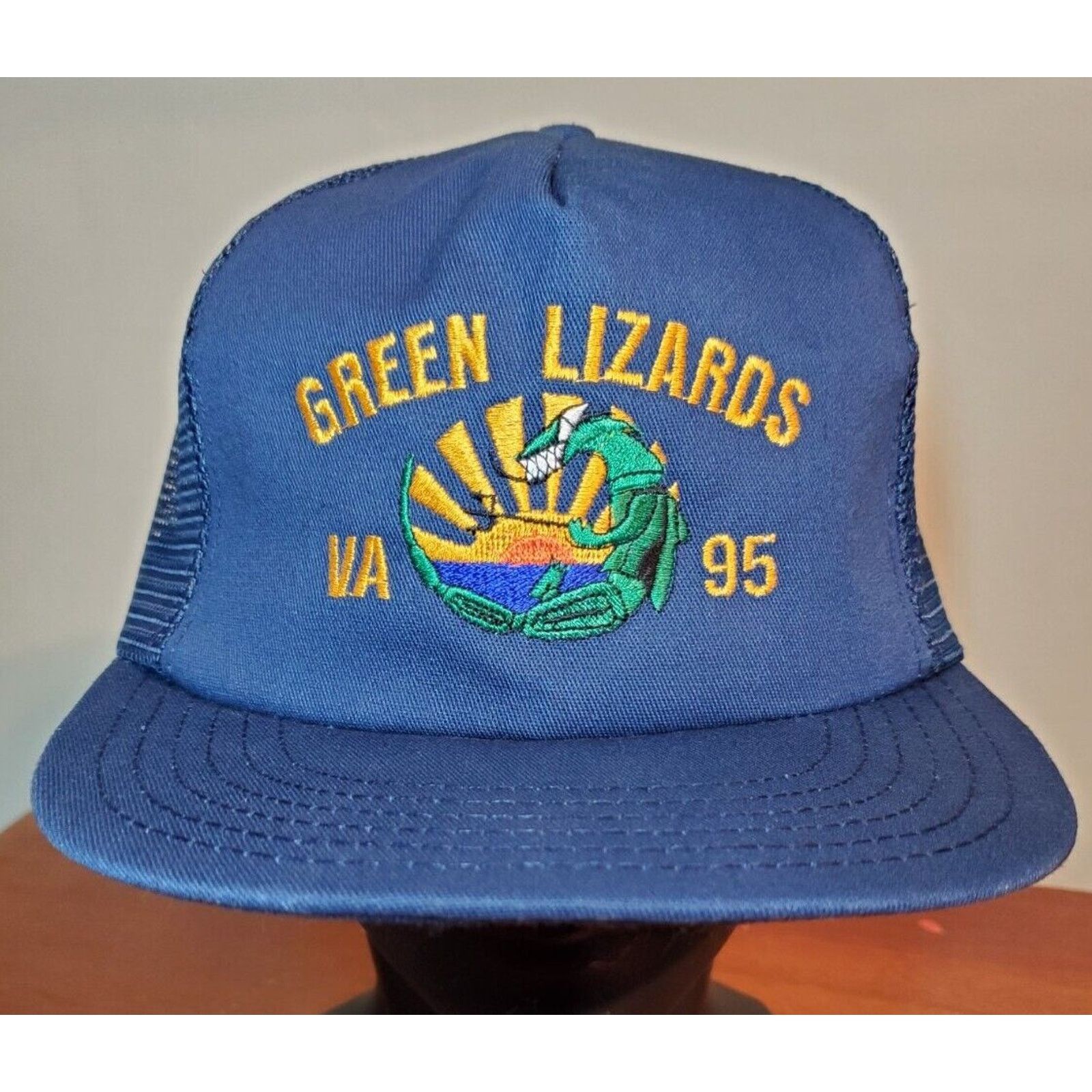 Trucker Hat Vintage GREEN LIZARDS Squadron VA-95 Trucker Hat US Navy ...
