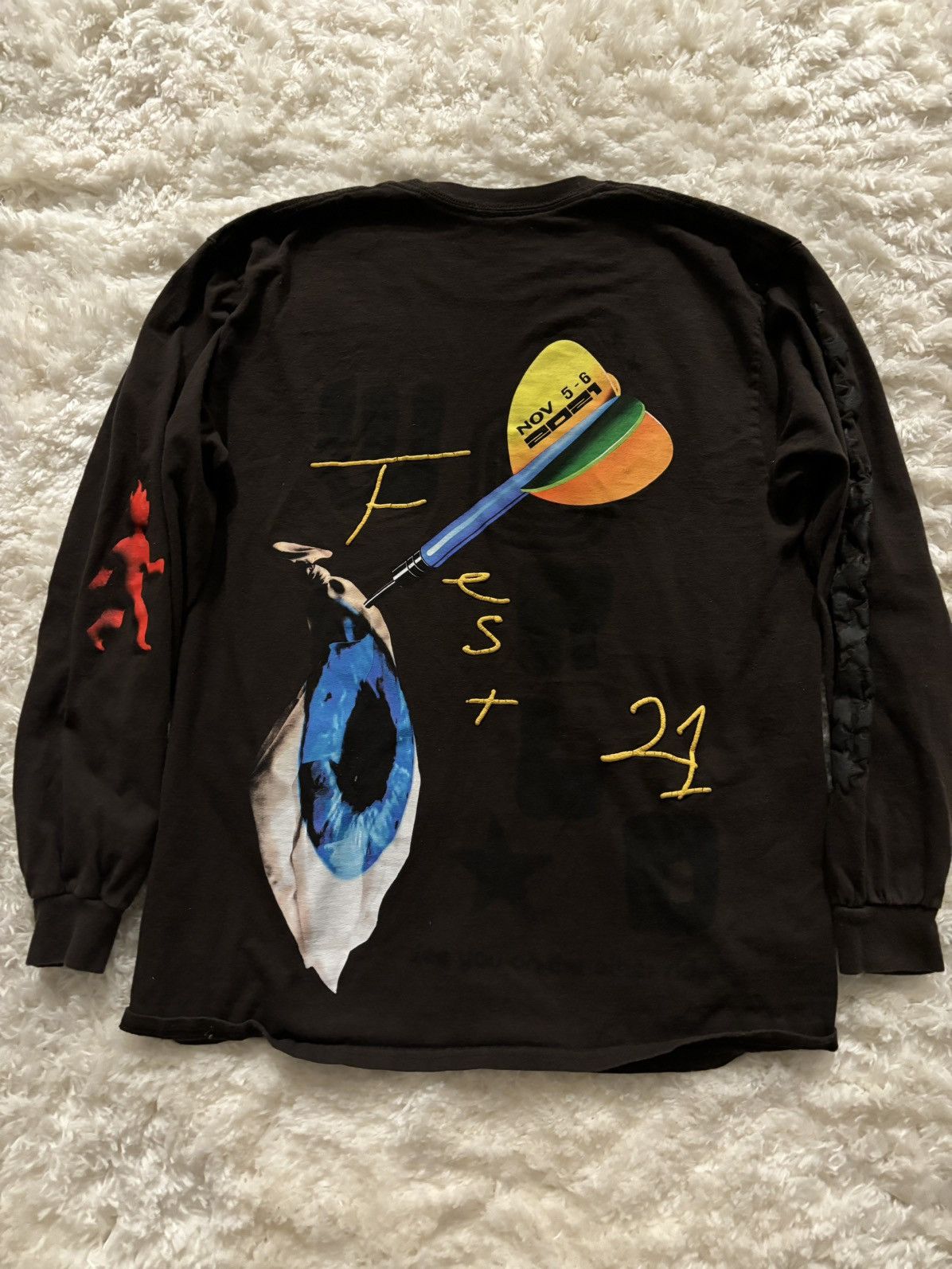 Travis Scott Astroworld Fest 2021 Long Sleeve Tee | Grailed
