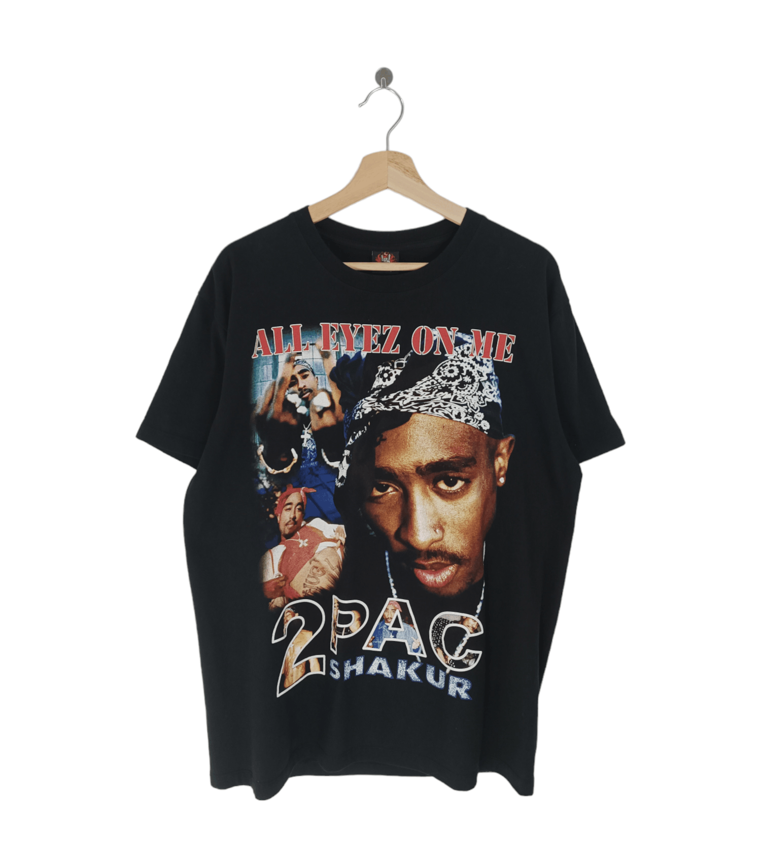 Rap Tees × Vintage VINTAGE TUPAC ALL EYEZ ON ME 2PAC SHAKUR BOOT TEE ...