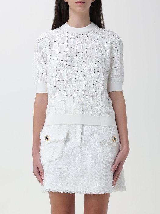 Balmain Balmain Sweater Woman White | Grailed