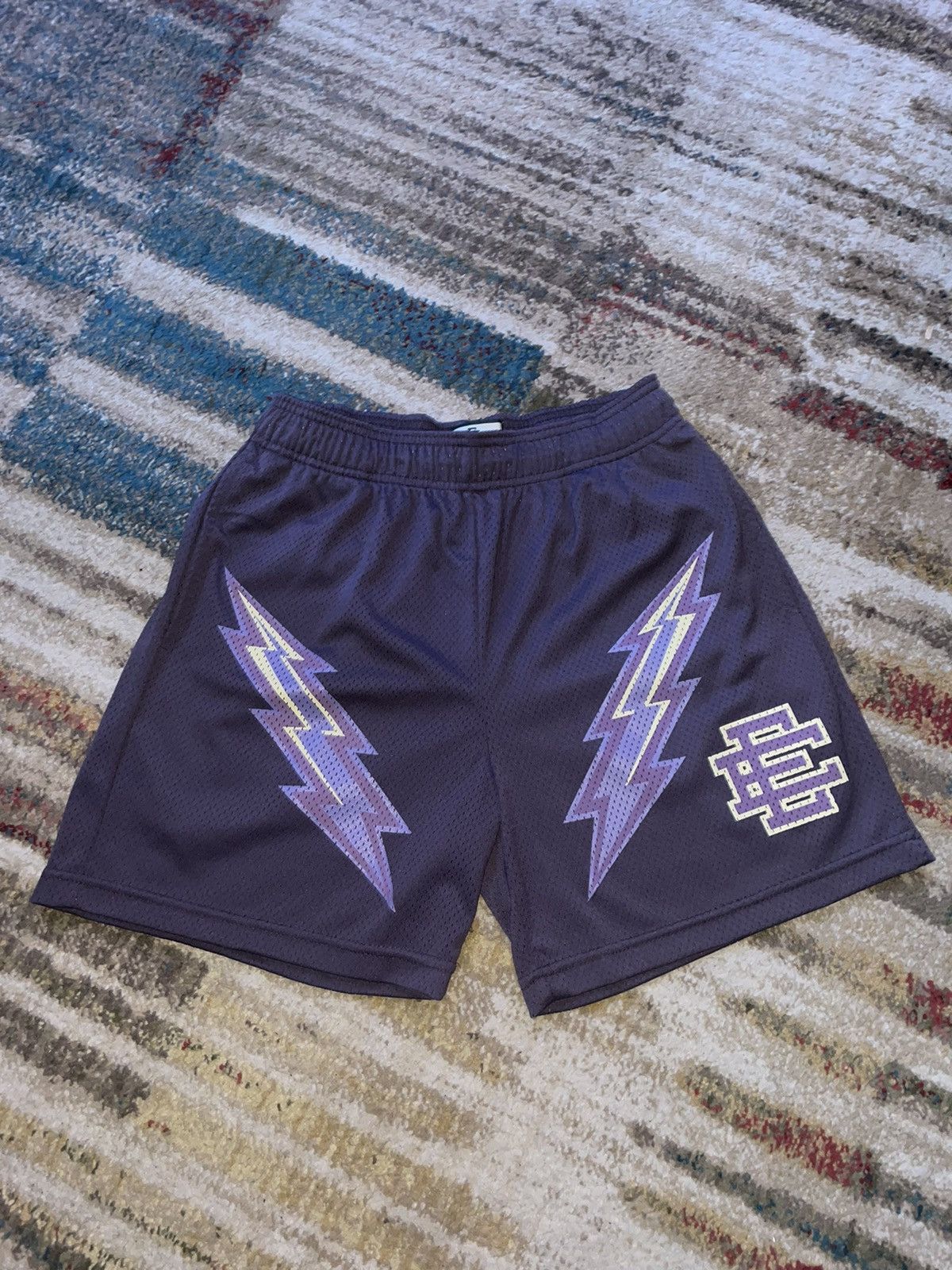 Eric Emanuel Eric Emanuel Lightning Bolt Shorts | Grailed