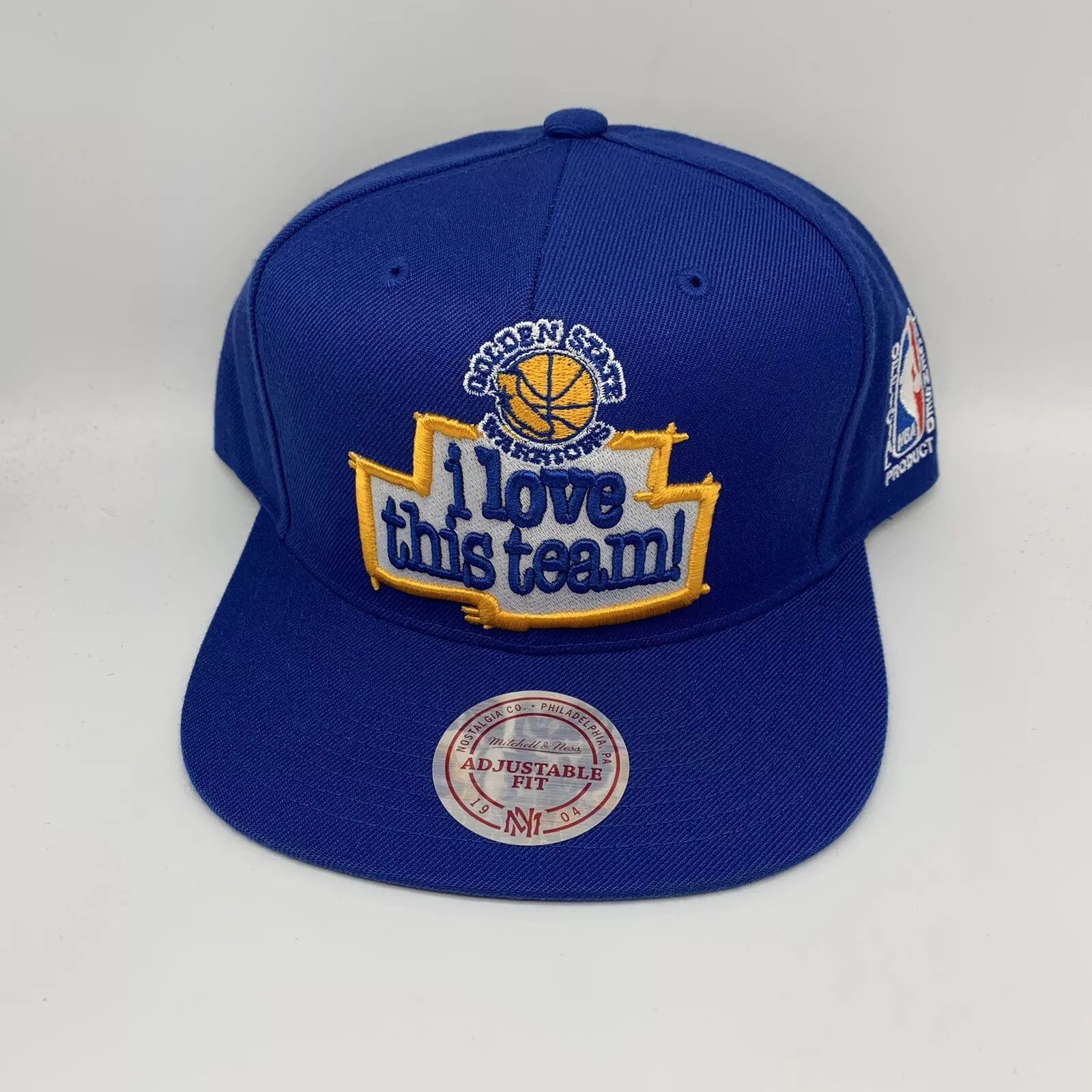 Mitchell & Ness GSW Golden State Warriors “ I Love This Team” Hat ...