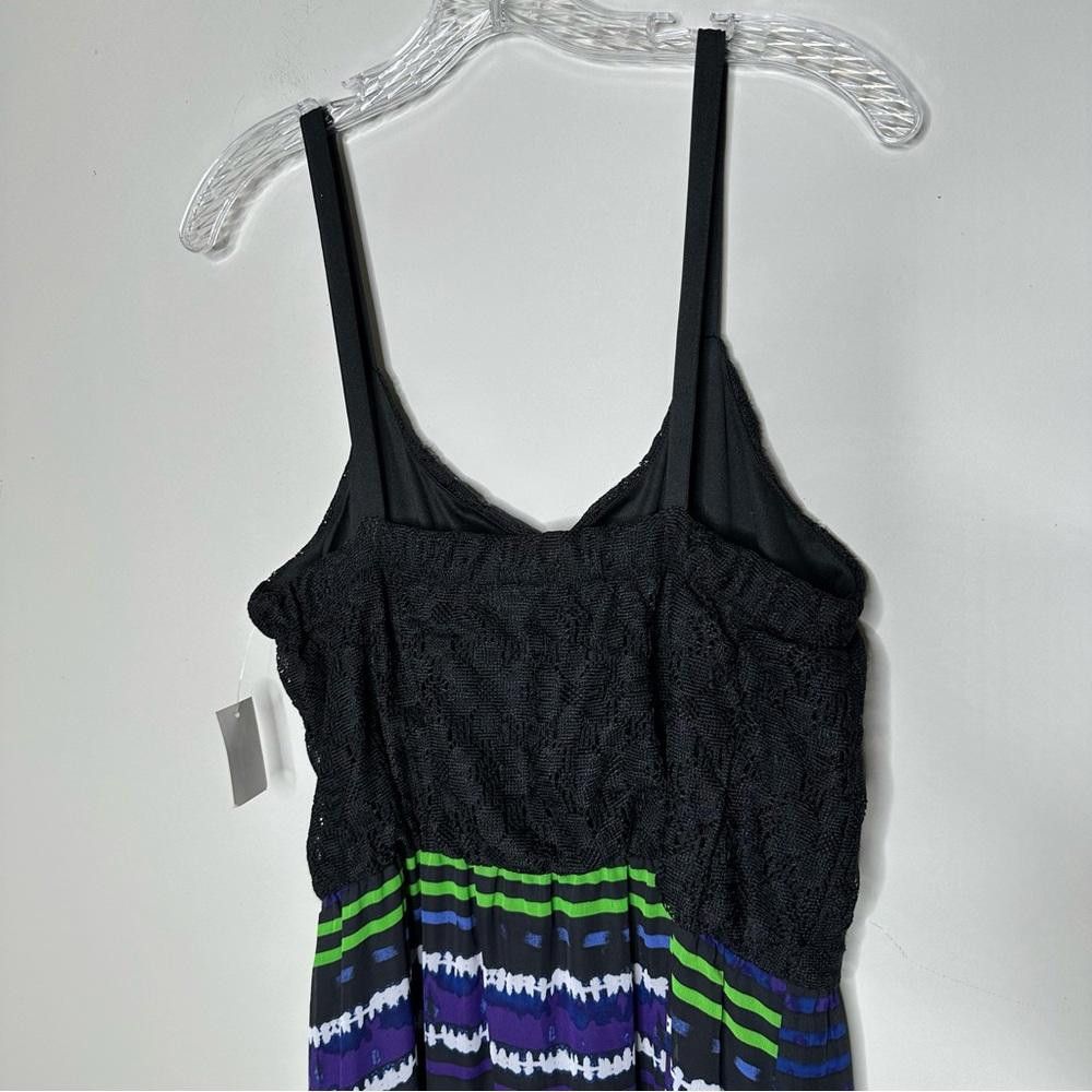 Designer Allison Brittney Chic Maxi Dress with Colorful Print | Grailed