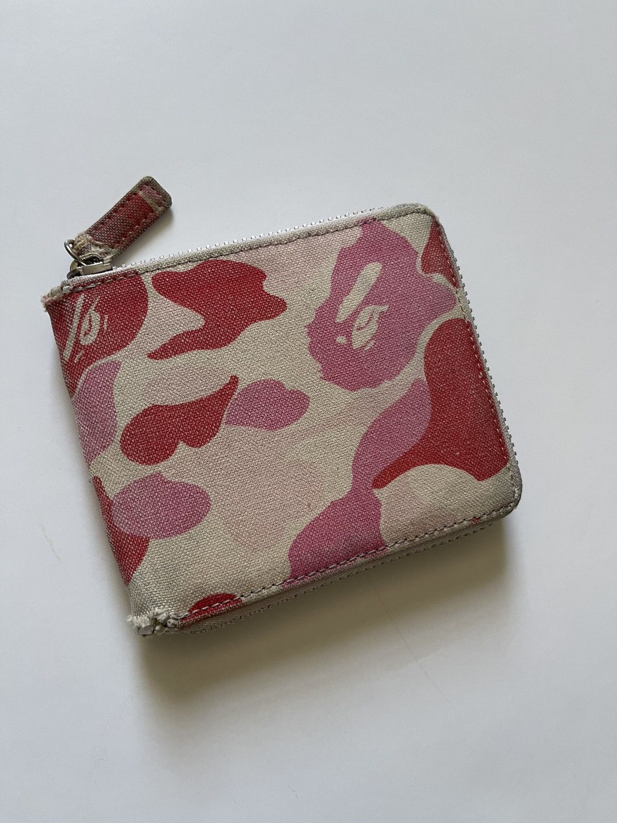 Bape A Bathing Ape Pink ABC Camo Wallet | Grailed
