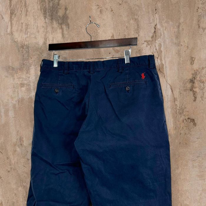 Polo Ralph Lauren Vintage Polo Ralph Lauren Khakis Pants Blue Relaxed Flat 90s | Grailed