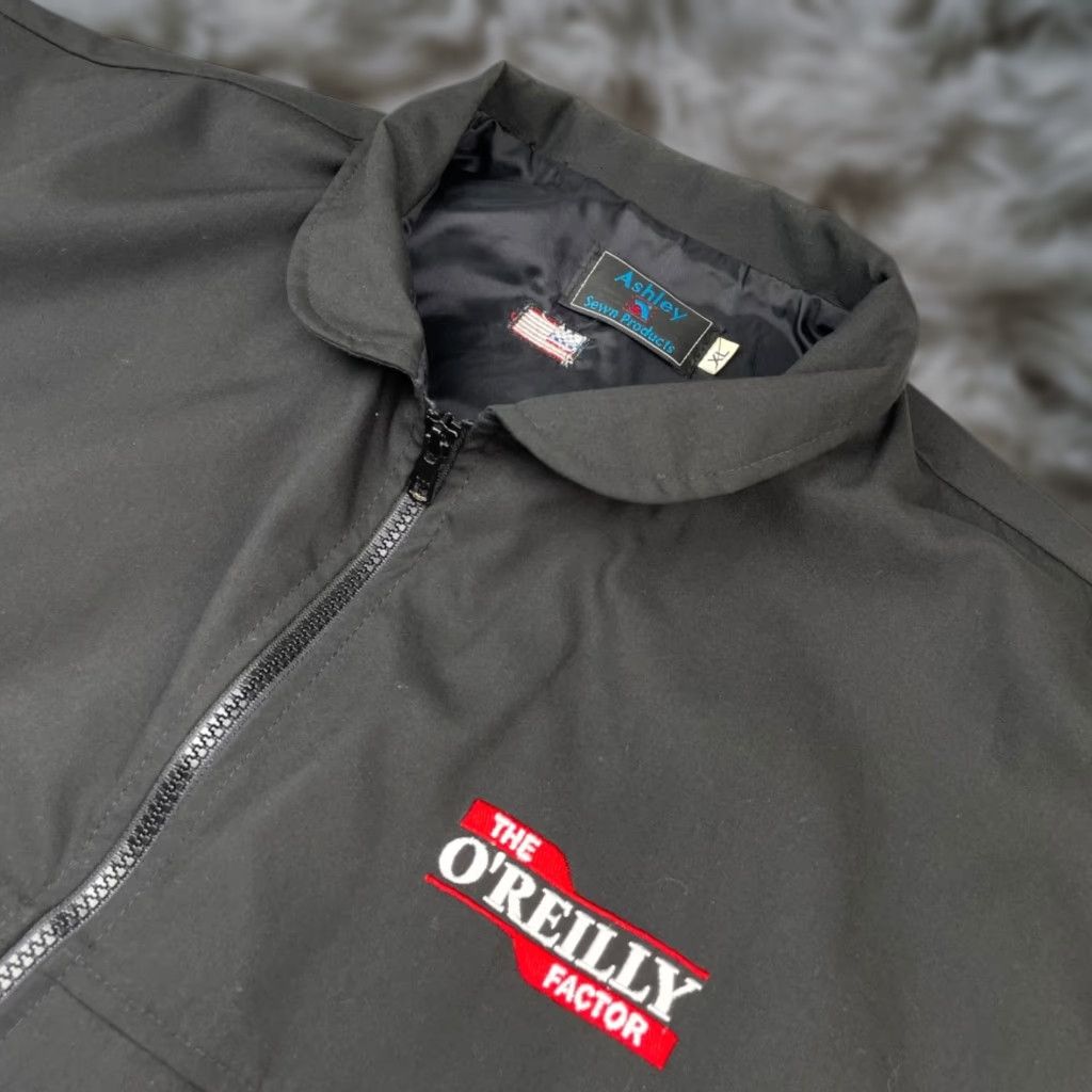 Vintage The O'Reilly Factor Fox News Bill O'Reilly Men's Bomber Jacket ...
