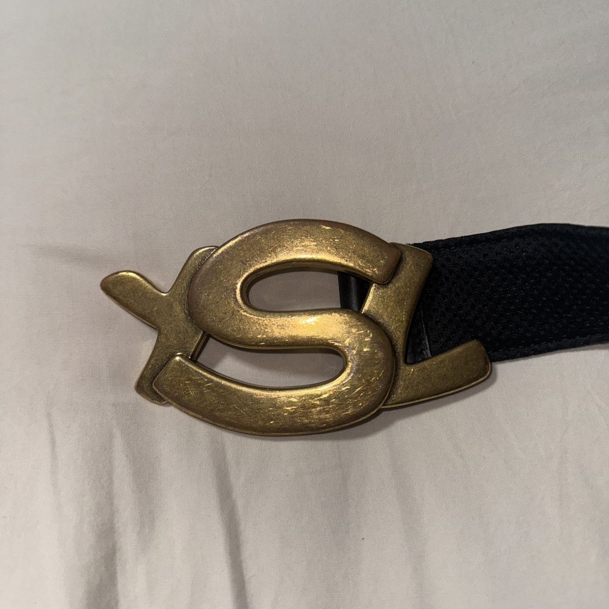 Yves Saint Laurent Vintage YSL belt buckle Bol Bol YVL Ken Carson ...