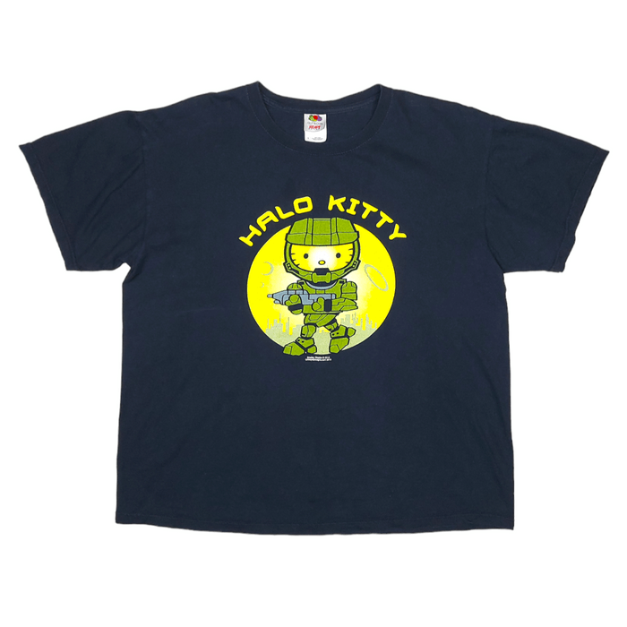 Vintage Vintage HALO X Hello Kitty Halo Kitty Master Chief T-Shirt ...