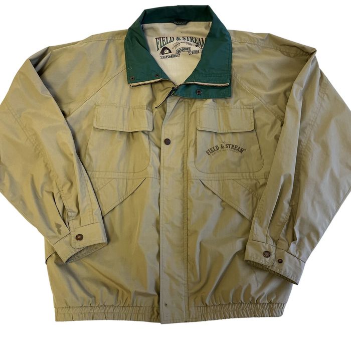 Field And Stream 80s Field and Stream GREAT OUTDOORS Windbreaker Khaki ...