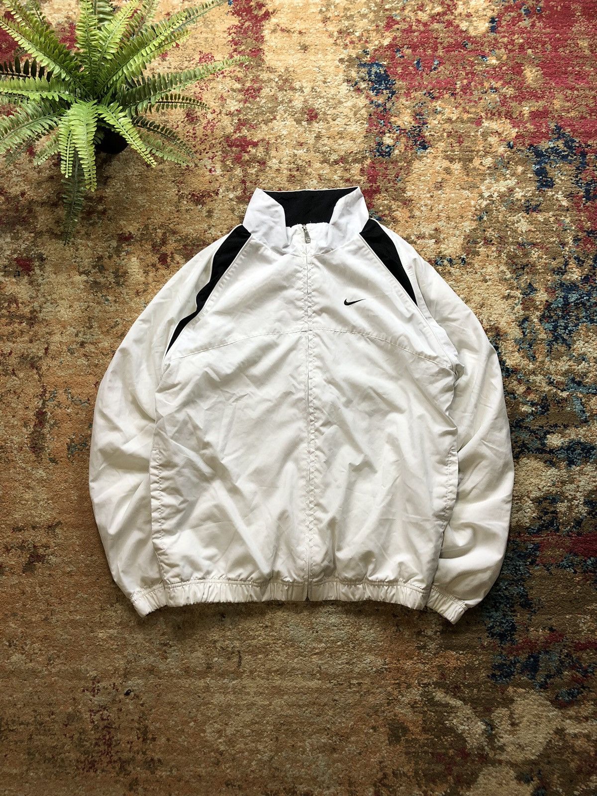 Nike 🕊️ NIKE RETRO TRACK JACKET SWOOSH LOGO Y2K 90’s | Grailed