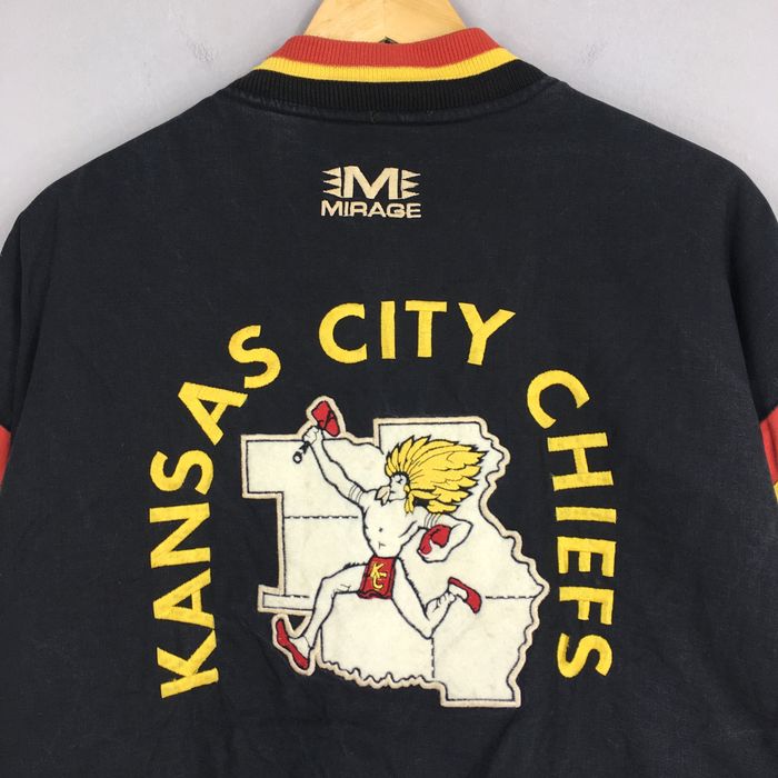 Vintage 90's Kansas City Chiefs Nfl Football Varsity Jacket XXL | Grailed