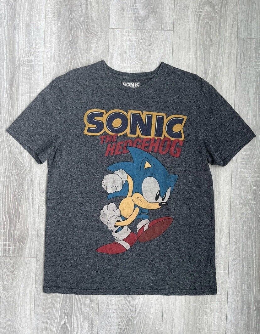 Sonic Lab Sonic The Hedgehog T Shirt Big Print Logo Tees Size M | Grailed